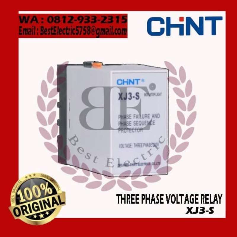 Promo Three Phase Relay CHINT / XJ3-S / XJ3S / Three phase Relay CHINT Diskon 23% di Seller ...