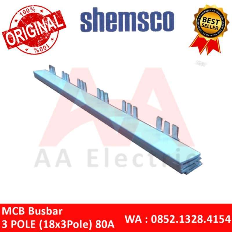 Promo MCB Busbar 3 POLE (18 x 3 P) 80A Shemsco Diskon 23% di Seller ...