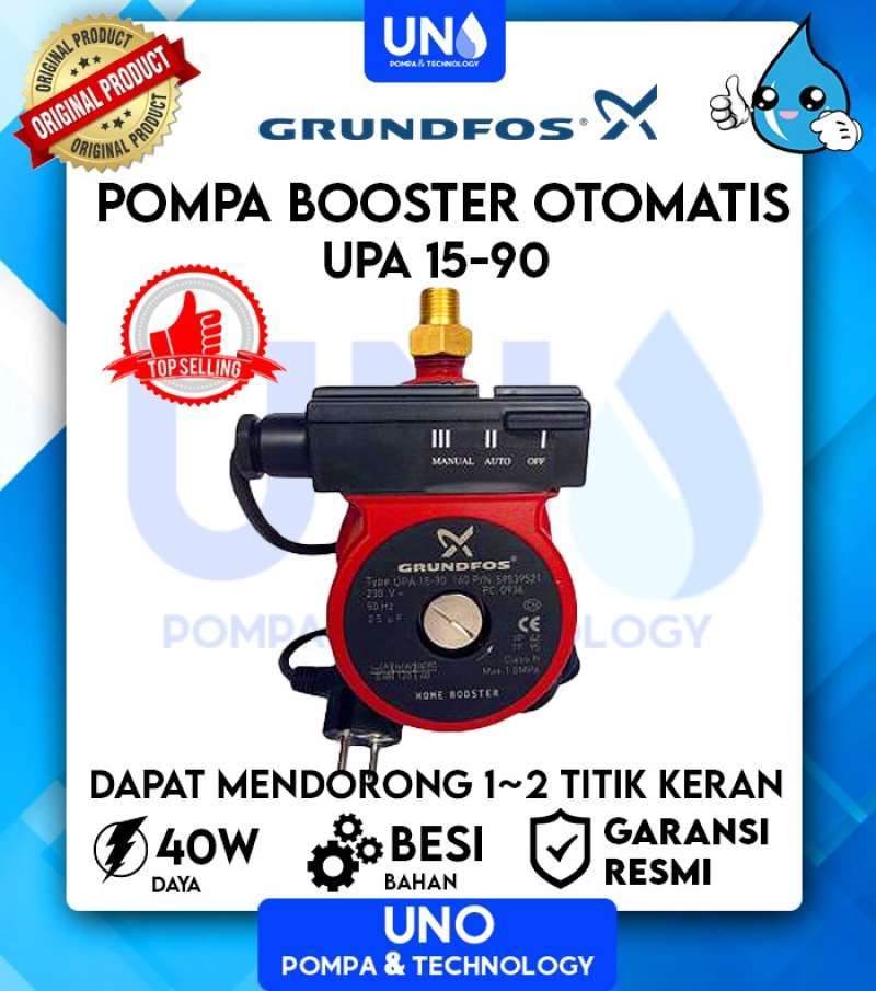 Promo Pompa air Booster Grundfos UPA 15-90 Diskon 23% di Seller Kartizy Store - Cengkareng Barat ...