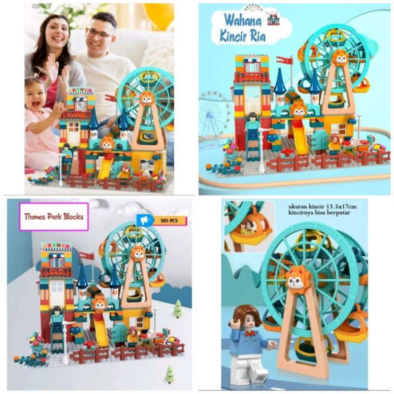 Promo Mainan Anak Building Block Arena Permainan ~THEME PARK BLOCK 303 ...