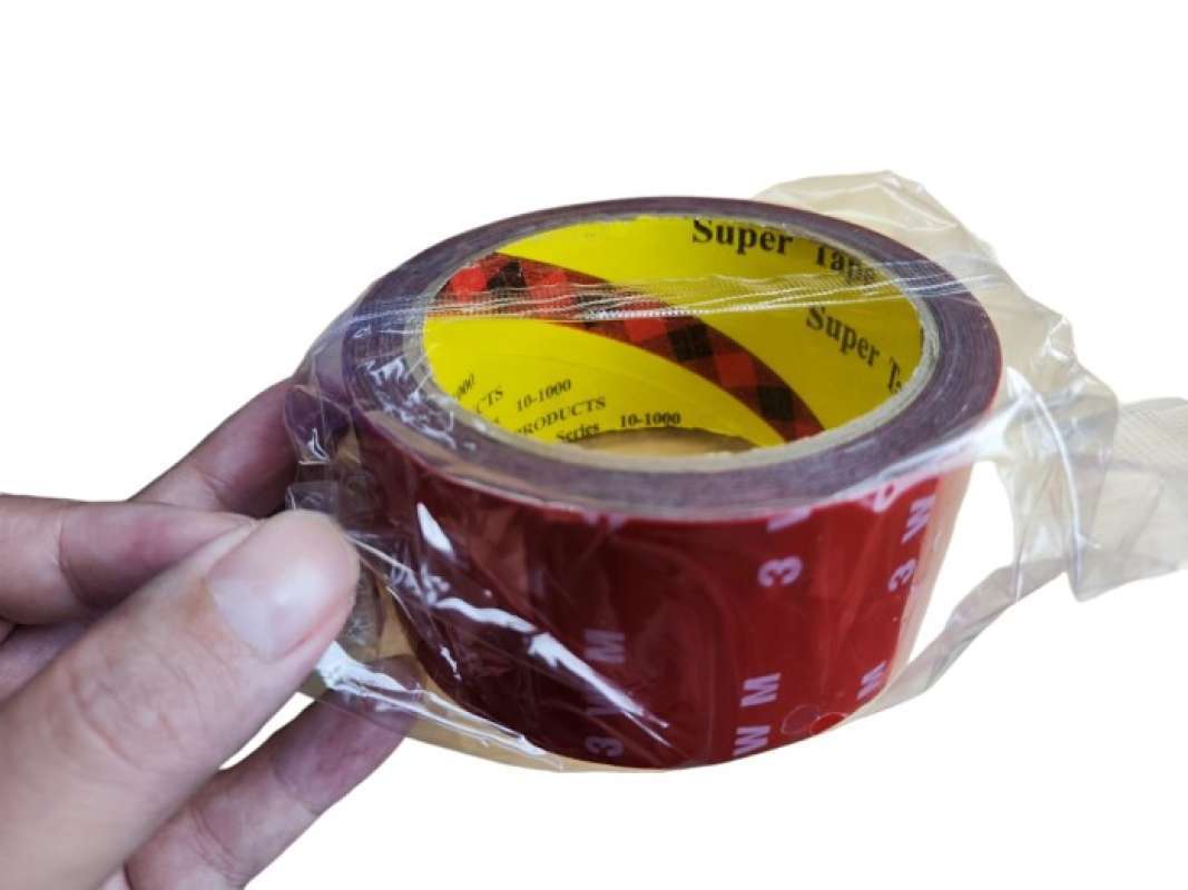 Jual Double Tape 3m Merah Double Tip Lem 2 Sisi Kecil Besar Vn3 Panjang ...