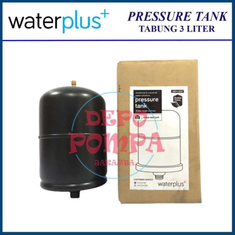 Promo Pressure Tank 3 Liter WATERPLUS / Tabung Tangki 230 Diskon 23% di ...