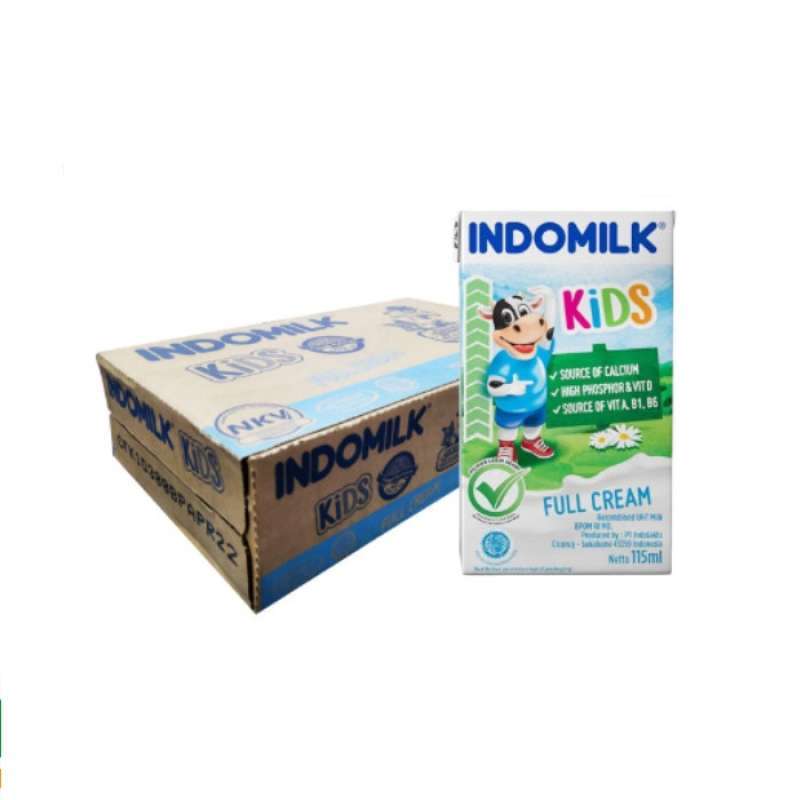 Jual Susu Indomilk Kids Susu uht kids indomilk 1 karton isi 40 RASA ...