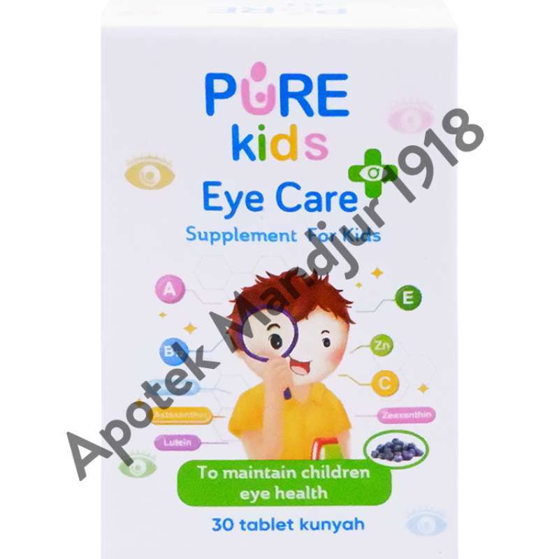 Jual Pure Kids Eye Care 30 Tablet Kunyah - Menjaga Kesehatan Mata Anak ...