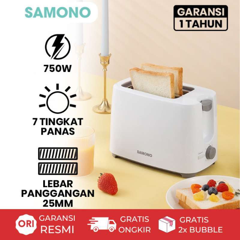 Jual Toster Roti Bread Toaster Low Watt Samono Alat Pemanggang Roti ...