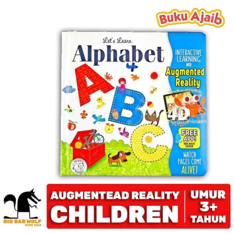 Promo BOOK LET'S LEARN ALPHABET ABC HIPOO BUKU AJAIB HIPPO MAGIC 4D - Diskon 50% di Seller TK ...