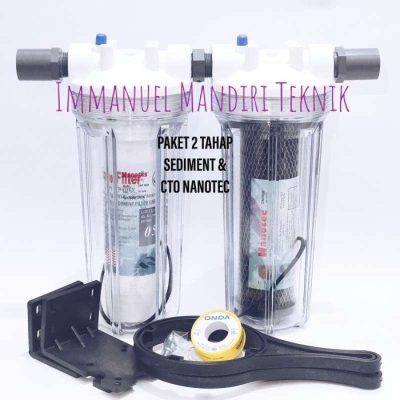 Promo Paket Saringan Air Nanotec 2 / Paket Water Filter Nanotec 10 2 ...