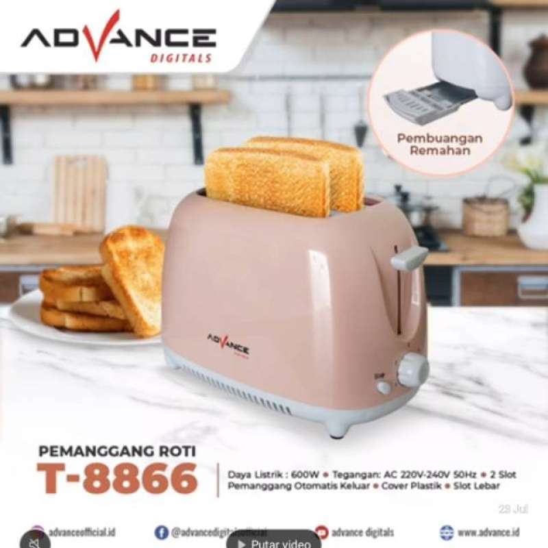 Jual Toaster Roti Advance Original, Murah & Diskon April 2024 | Blibli