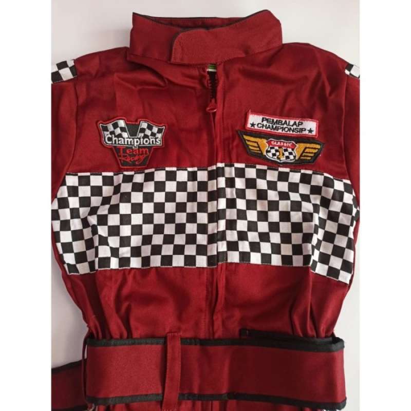 Promo KOSTUM PROFESI ANAK PEMBALAP MOBIL F1 RACER BAJU SERAGAM KIJANG ...