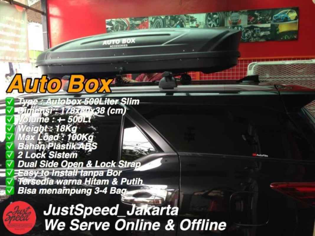 Promo Paket Roofbox Autobox 500liter Diskon 23% di Seller Otospeed ...