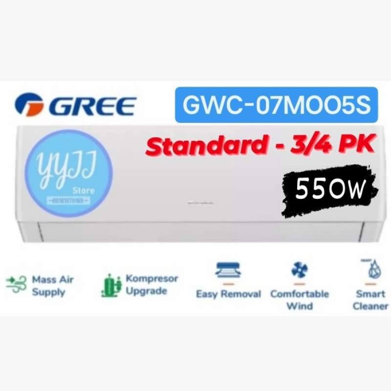 Promo AC Split Merk Gree 3/4PK - GWC-07MOO5 Diskon 23% di Seller Surota ...