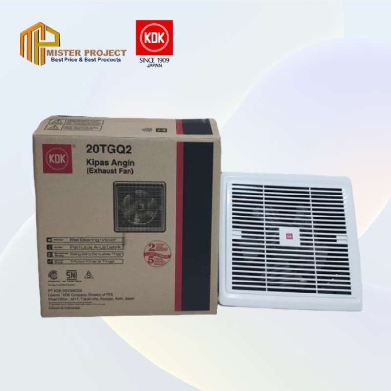 Promo Exhaust Fan Ceiling KDK 8 Inc 20 TGQ/ Ventilasi Plafon 8Inch ...