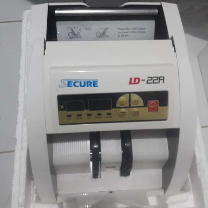Promo SECURE LD-22A Money counter/Mesin hitung uang/Bill Counter Diskon 23% di Seller Surota ...