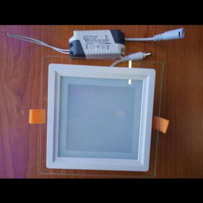 Promo Lampu Panel Led List Kaca 12 Watt Tri Color Downlight Inbow Kotak ...