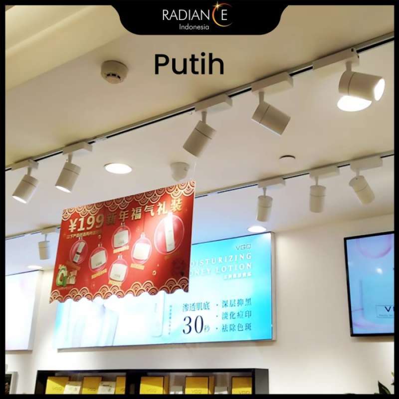 Promo Lampu sorot LED rell 15w 30w Track Light Spotlight Flexible ...