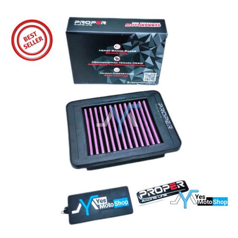 Promo AIR FILTER UDARA PROPER RACING LINE R25 MT25 GSX 150 Diskon 23% ...