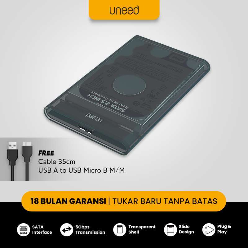 Promo Uneed Case Hardisk External 2.5inch Usb 3.0 Up To 5gbps - Uhe721 Diskon 48% Di Seller ...