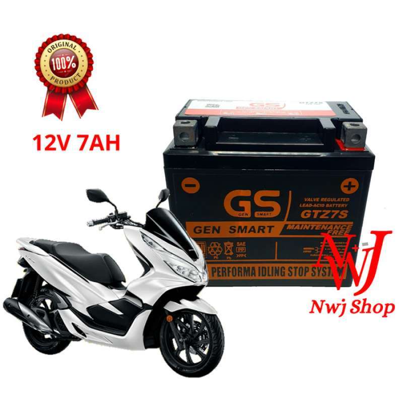 Promo Aki Kering Motor Honda Pcx 125 Pcx 150 Pcx 160 Gtz7s Gtz6s Ytz7s Gs Mf Garansi Diskon 3% ...
