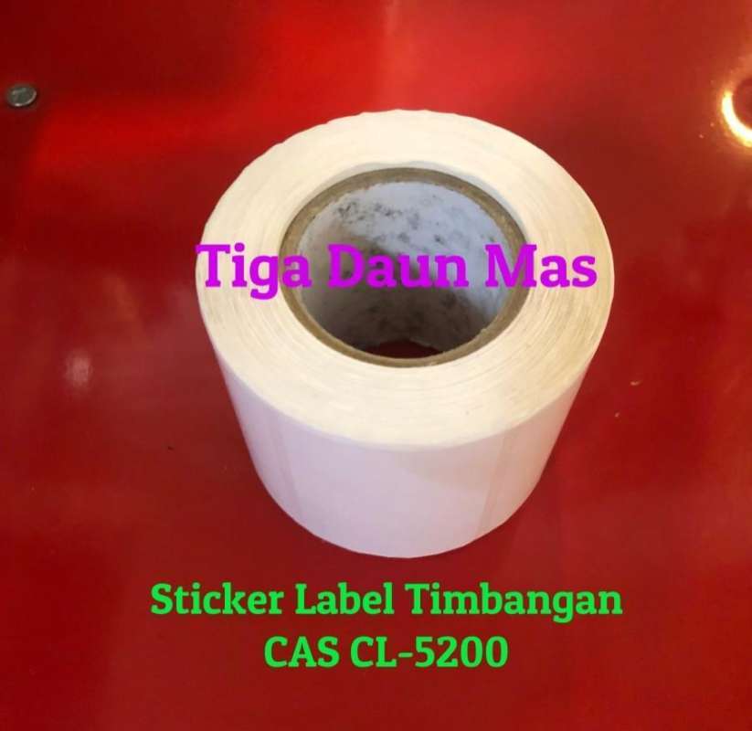 Jual Sticker Label Timbangan Print CAS CL-5200 Timbangan Supermarket ...