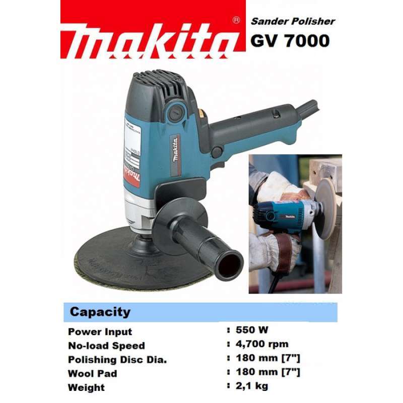 Promo Makita Gv7000 Mesin Amplas Vertical Disc Sander Polisher - Diskon ...