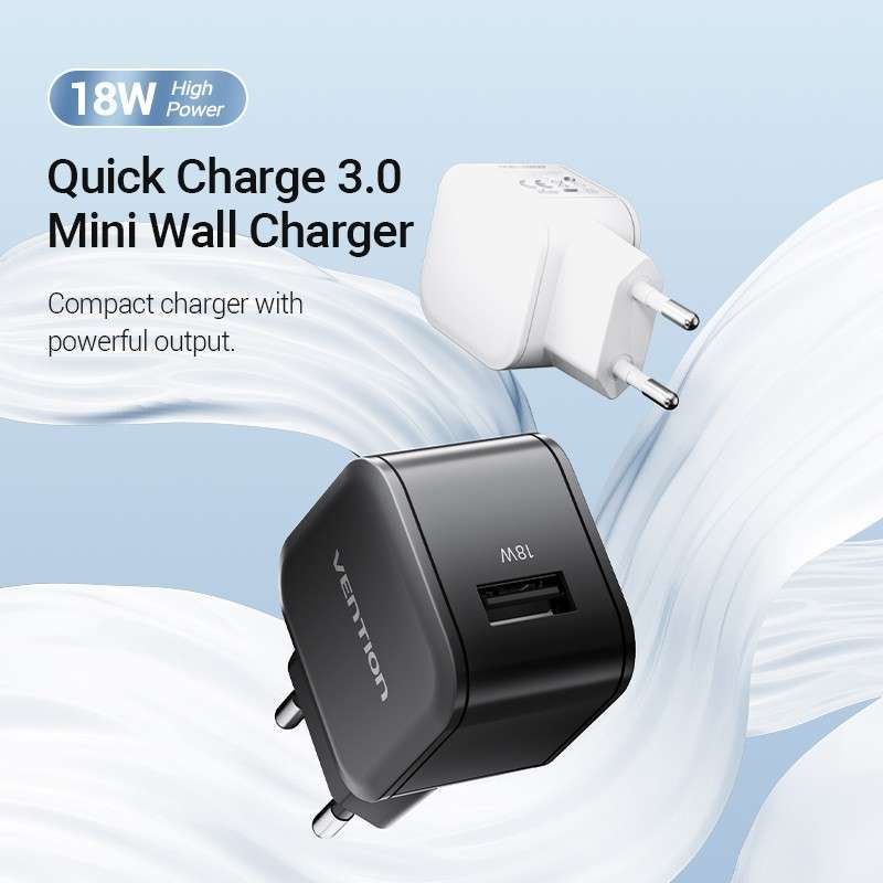 Jual Vention Adaptor Kepala Charger Fast Charging Android Power Adapter di Seller Vention ...