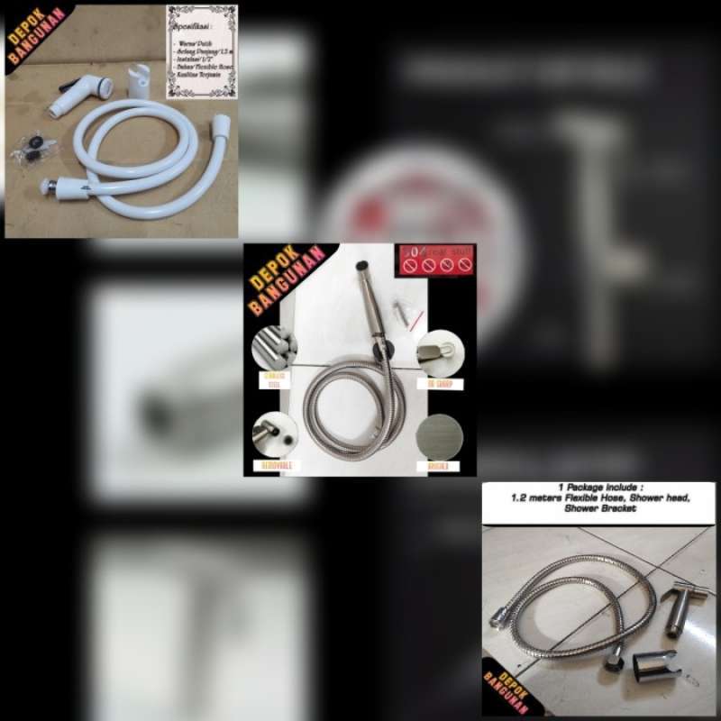 Jual Jet Shower Toilet Stainless Sus 304 Jet Washer Closet Shower Cebok ...