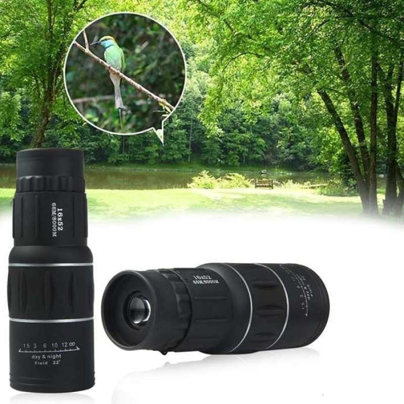 Jual teropong monokular bushnell 16x52 focus and zoom lens telescop di ...