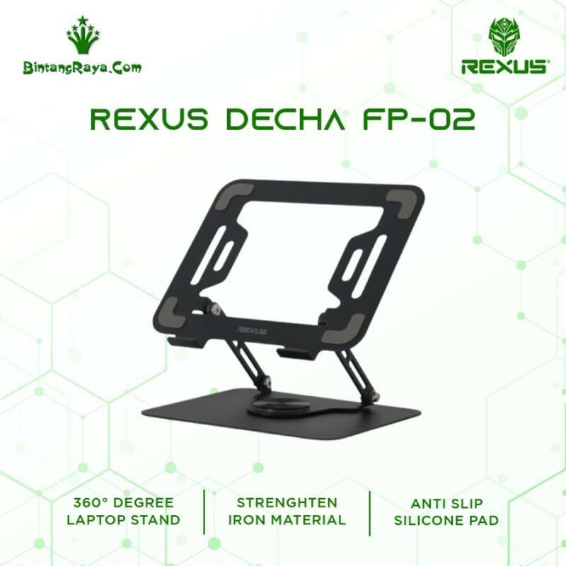 Promo Laptop Stand Rexus Decha Fp02/stand Laptop Notebook Fp-02 360 ...