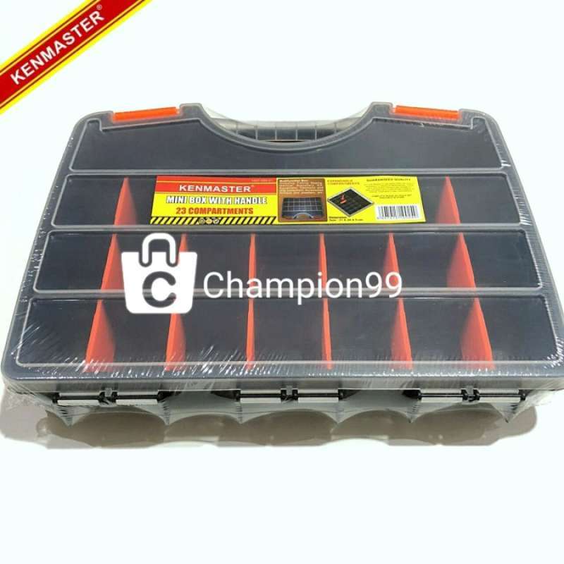 Jual MINI TOOLBOX 23 KOMPONEN/KOTAK PLASTIK MINI 23 SEKAT MUR BAUT ...