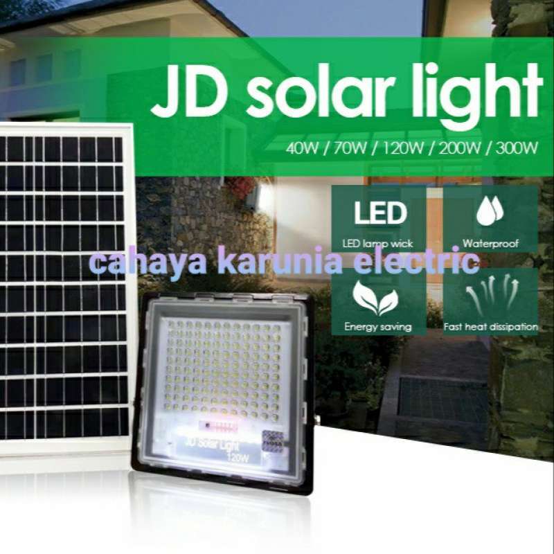 Promo Lampu Sorot Solar Cell - Lampu Sorot Tenaga Surya 300 Watt Led Outdoor Diskon 28% Di ...