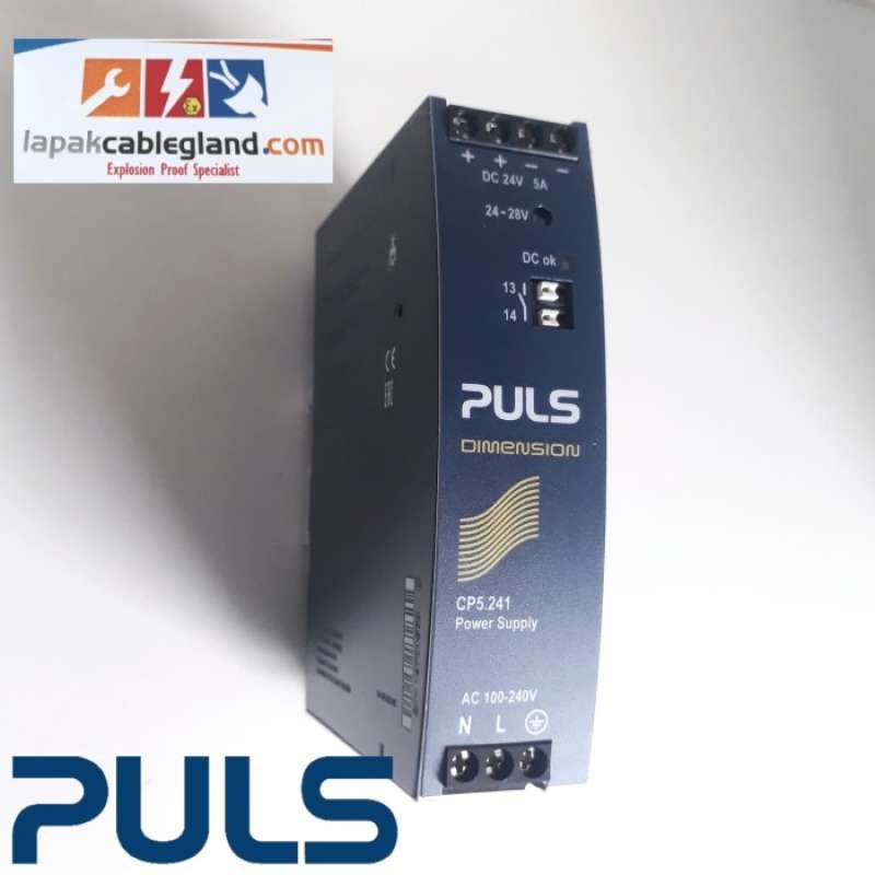 Promo DIN Rail Power Supply PULS CP5.241 5A 24Vdc 120W replace quint ...