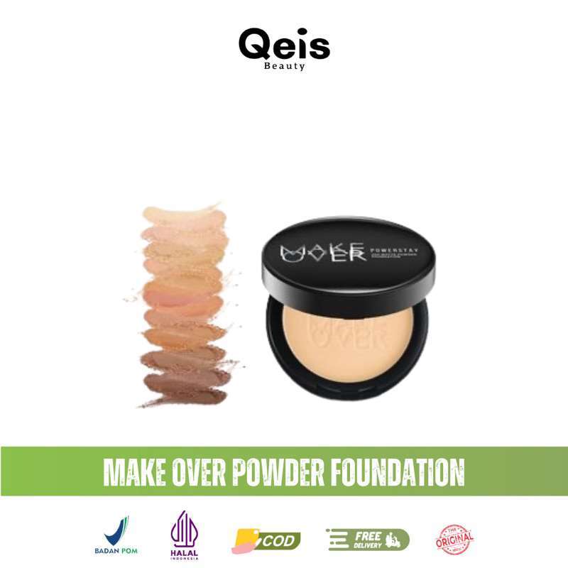 Jual ️Qeis️ MAKE OVER Powerstay 24H Matte Powder Foundation ...
