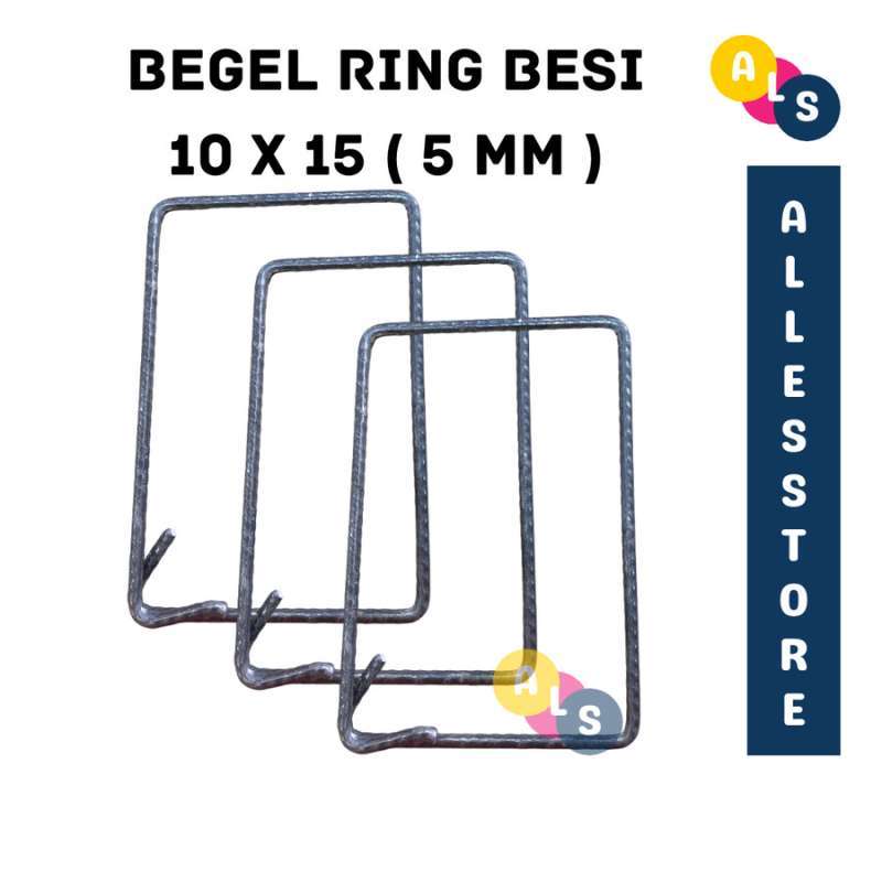Jual Begel Besi Ring Ulir/begel Cincin Ring Ulir/begel Besi Beton 10x15 ...