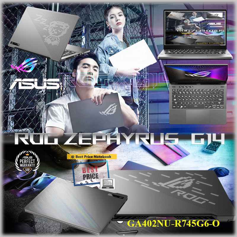 Promo Asus ROG Zephyrus G14 GA402NU-R745G6G-O [R7-7735HS|RTX 4050|SSD 512 GB|Win11|OHS21] Diskon ...