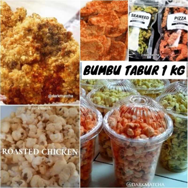 Promo BUMBU TABUR 1 KG siap saji bumbu makaroni popcorn kentang keripik ...