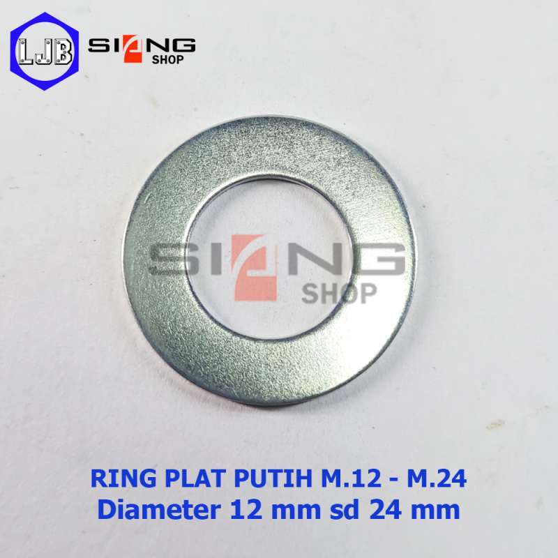 Jual Ring Plat Putih / Washer Plate Galvanis Di Seller Siang Shop ...