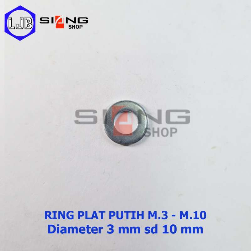 Jual Ring Plat Putih / Washer Plate Galvanis Di Seller Siang Shop ...