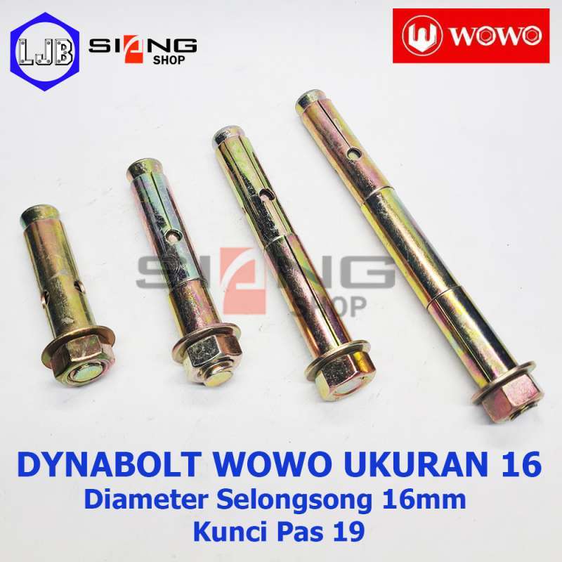 Jual Dynabolt Wowo Ukuran 16 - 85mm (8.5cm) Di Seller Siang Shop ...