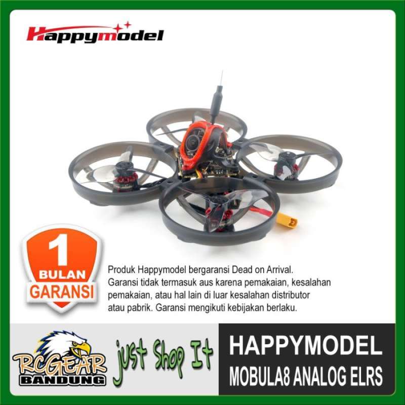 Promo Happymodel Mobula8 1-2S 85mm Analog ELRS Micro FPV Racing Whoop ...