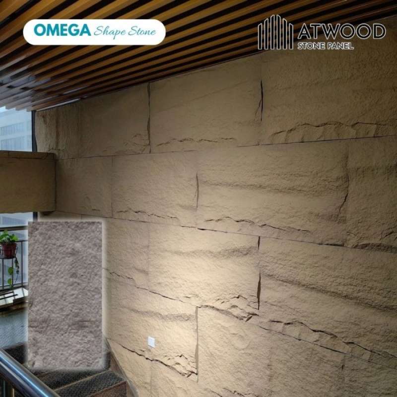 Promo Baru Wall Stone Panel Dinding 3D Batu Alam Wallpanel - Omega - A ...