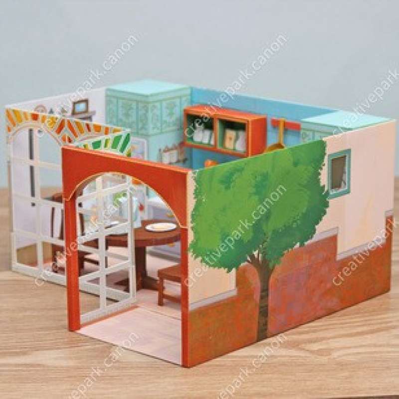 Promo MINIATURE WORLD INTERIOR HOUSE KITCHEN PAPERCRAFT - LUTOFIA ...