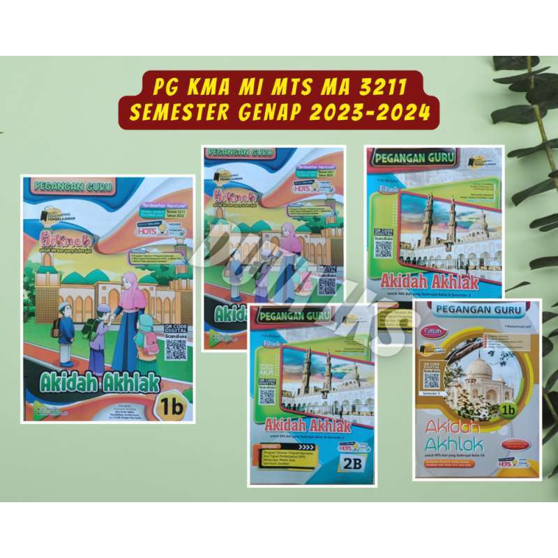 Jual Buku Pegangan Guru (PG) MI MTS MA Akidah Akhlak Kelas 1 2 3 4 5 6 7 8 9 10 11 12 KMA 3211 ...