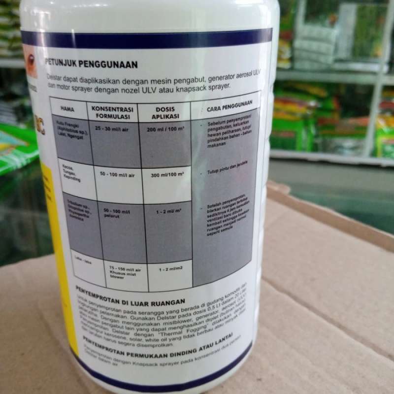 Promo Insektisida Kontak Profenofos Delstar Plus 500ec Isi 1 Liter ...