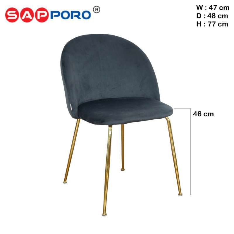 Promo Sapporo Trosmo - Dining Set | Meja Makan Set - Dark Grey Diskon ...