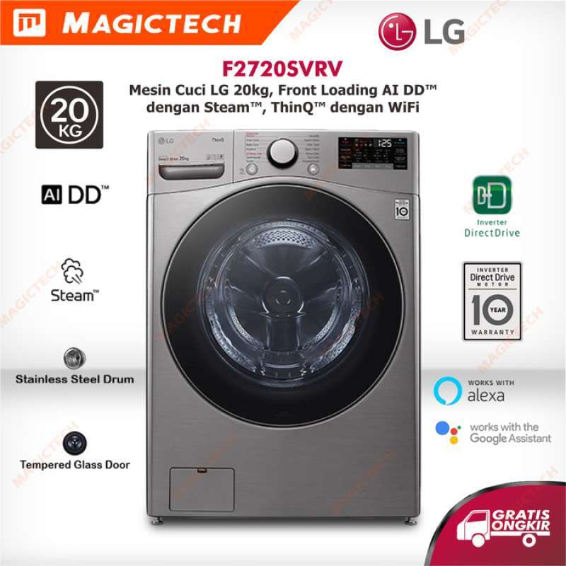 Jual MESIN CUCI LG 20 KG F2720SVRV AI DD STEAM FRONT LOADING INVERTER Wifi di Seller MAGICTECH ...