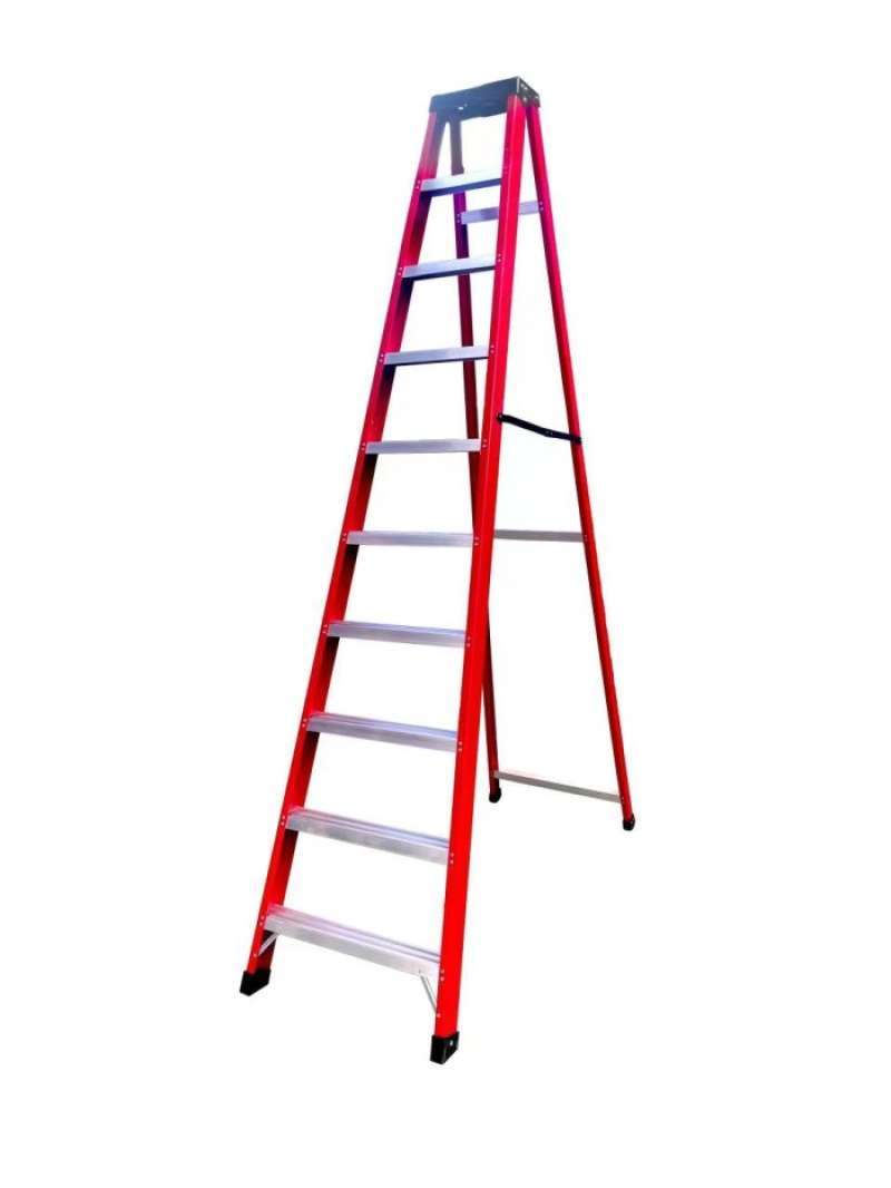 Promo Tangga Lipat Fiberglass Denko 3 Meter 10 Step ( 3M Denko Anti ...