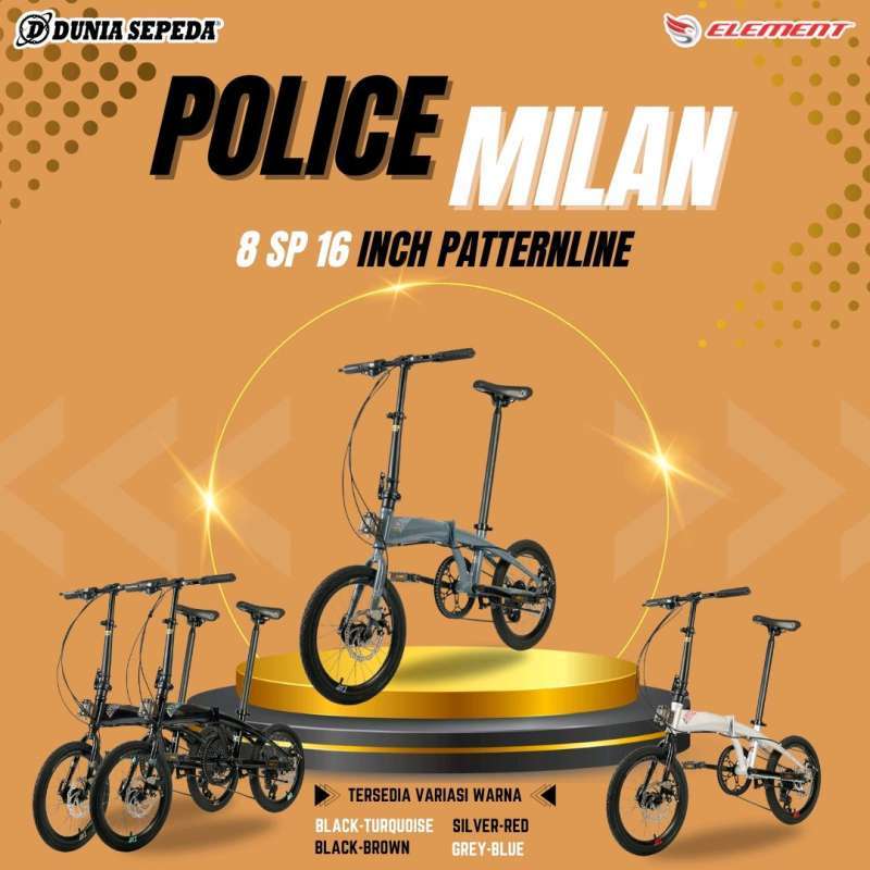 Jual Sepeda Lipat 16 Police Original Terbaru - Harga Promo Murah Juli ...