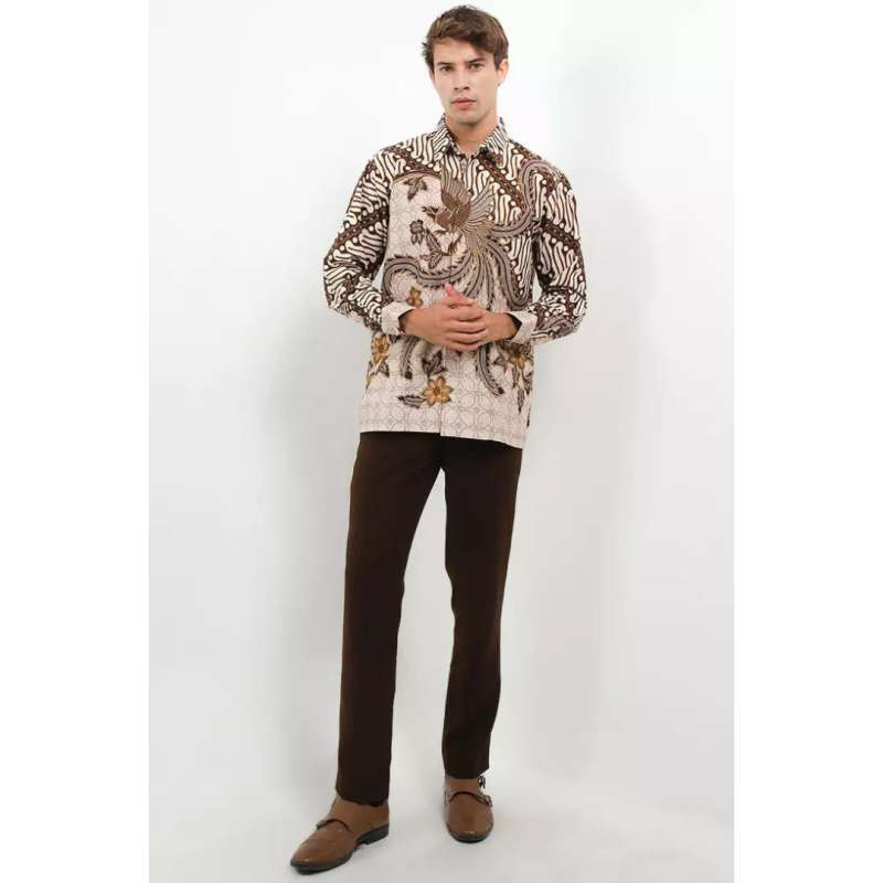 Promo Krisna Batik Gavin Kemeja Lengan Panjang - Xl Diskon 50% Di ...