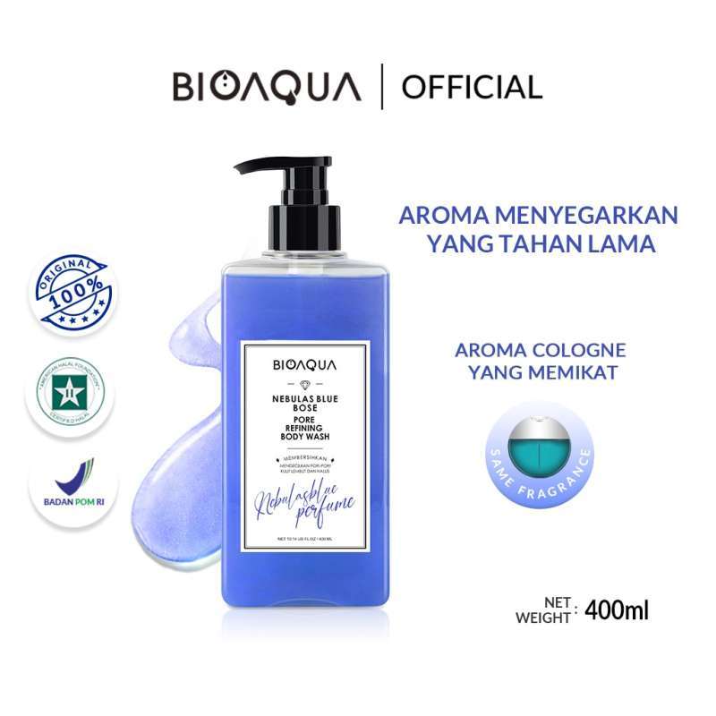 Jual BIOAQUA Perfume Body Wash Sabun Mandi Cair 400ml Long Lasting Fragrance Brightening ...