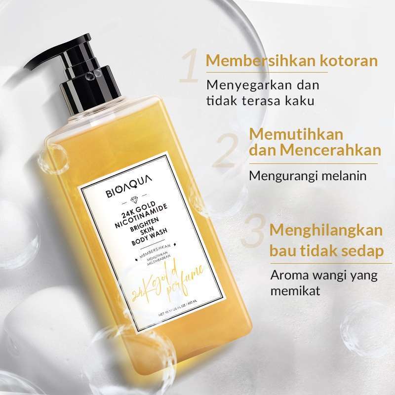 Jual BIOAQUA Perfume Body Wash Sabun Mandi Cair 400ml Long Lasting ...